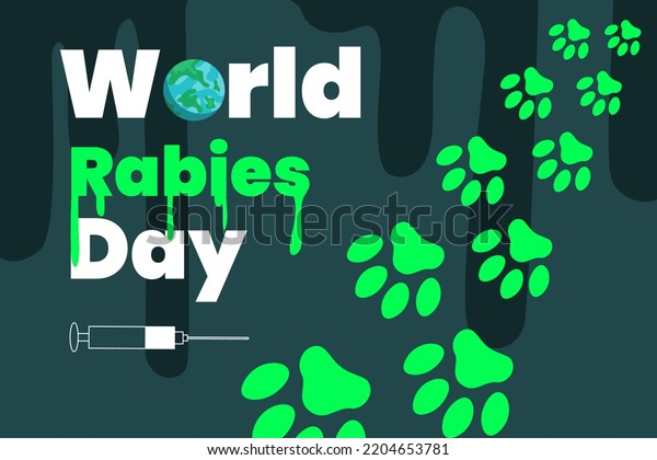 Illustration Vector Graphic World Rabies Day Stock Vector (Royalty Free ...