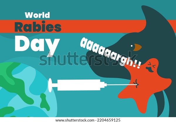 Illustration Vector Graphic World Rabies Day Stock Vector (Royalty Free ...