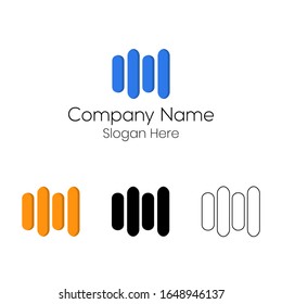 Illustration Vector Graphics Tune Music Logo Stock Vector (Royalty Free ...
