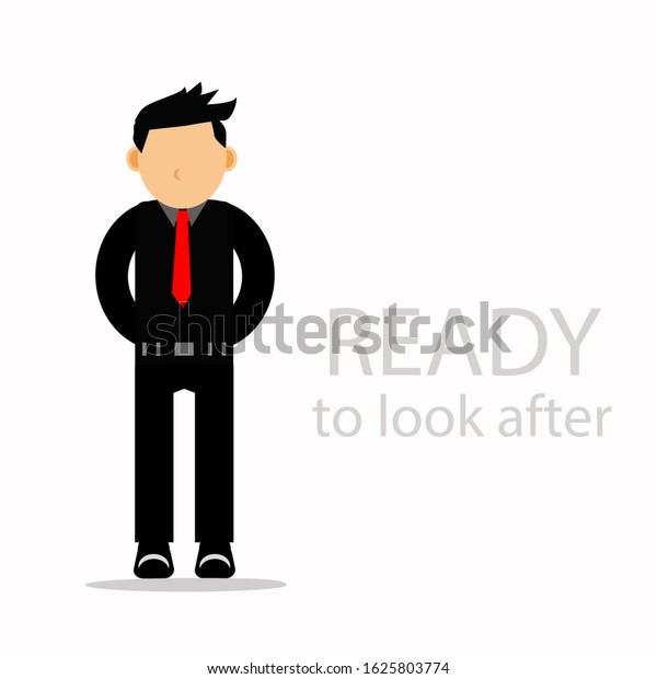 Illustration Vector Grapic Cool Bodyguard Ready Stock Vector (Royalty ...