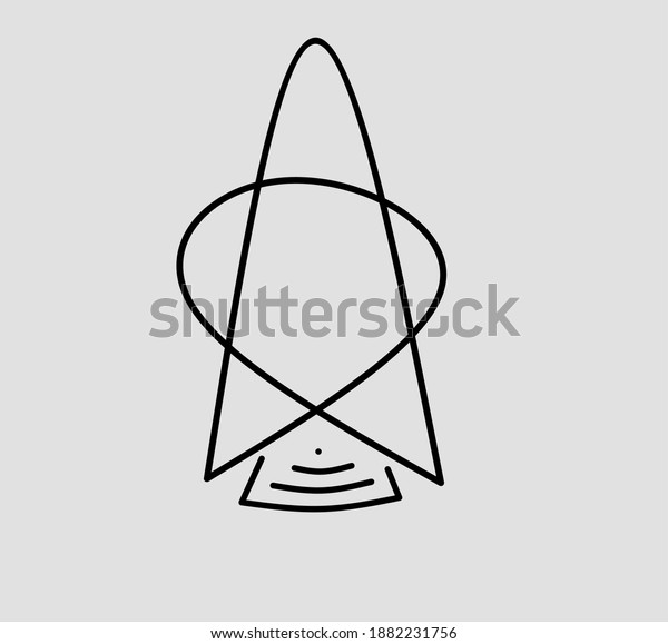 Illustration Vector Grapic Tamplate Abstract Line Stock Vector (Royalty ...
