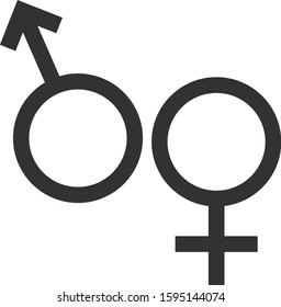Illustration Vector Icons Gender Easy Use Stock Vector (Royalty Free ...