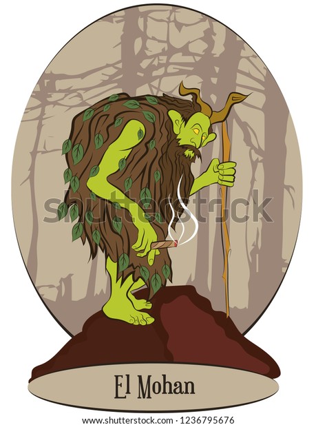 Illustration Vector Isolated Colombian Mythical Creatures Stock Vector ...