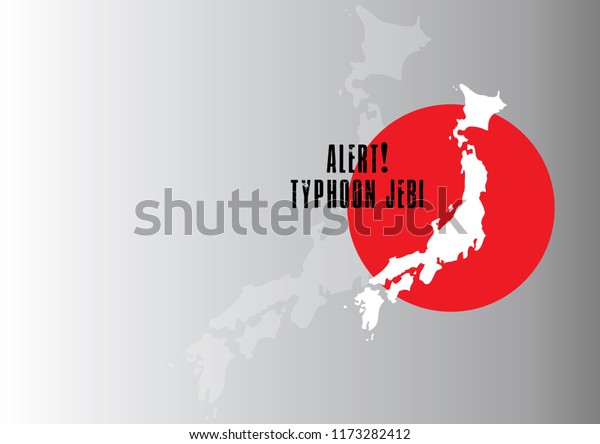 Illustration Vector Japan Map Red Circle: vector de stock (libre de ...