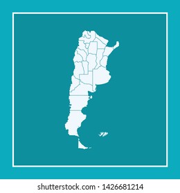 Illustration Vector Map Argentina Stock Vector (Royalty Free ...