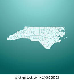 Illustration Vector Map North Carolina Stock Vector (Royalty Free ...