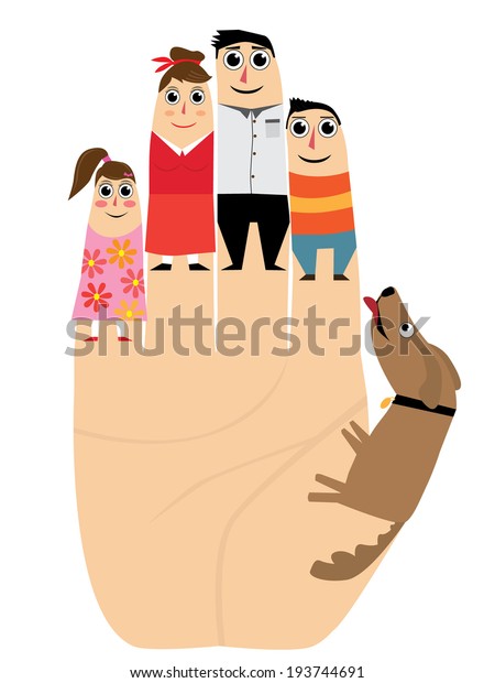 Illustration Vector That Describe Hand Hand Stock Vector (Royalty Free ...