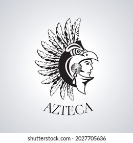 Illustration Vectorized Aztec Man Silhouette Stock Vector (Royalty Free ...