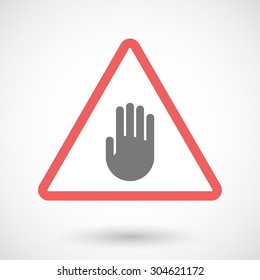 No Entry Hand Sign Traffic Symbol: Vector có sẵn (miễn phí bản quyền ...
