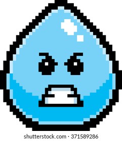 Illustration House Looking Surprised 8bit Cartoon Stock Vector (Royalty ...