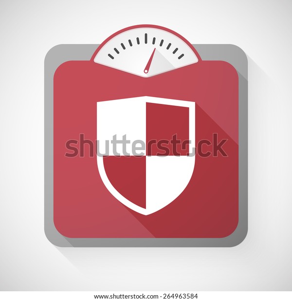 Illustration Weight Scale Shield Stock Vector (Royalty Free) 264963584 ...