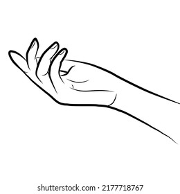 Illustration When Hands Receive Something Stock Vector (Royalty Free ...