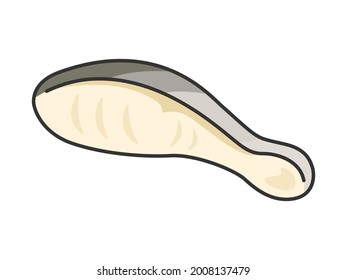 Illustration White Fish Fillet Stock Vector (Royalty Free) 2008137479 ...