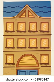 Illustration Windows House Stock Vector (Royalty Free) 451993147 ...