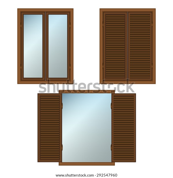 Illustration of windows isolated on white background. Vector design ...