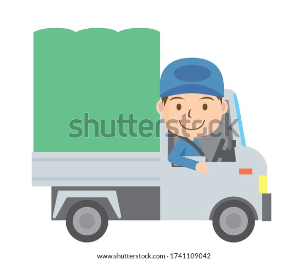 Illustration Working Car Illustration Cute Cartoon Stock Vector ...