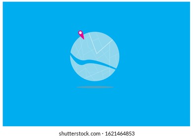 Illustration World Map Showing Point Spots Stock Vector (Royalty Free ...