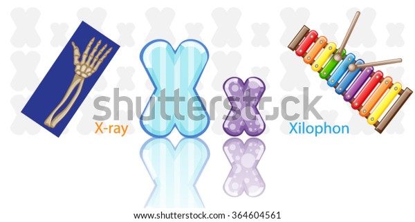 Illustration X Alphabet Stock Vector (Royalty Free) 364604561 ...