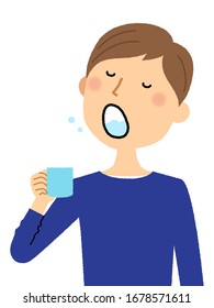 612 Man Gargling Images, Stock Photos & Vectors | Shutterstock