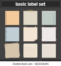 Illustrationlabeladvertisement Variant Set Labels Stock Vector (Royalty ...