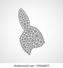 Illustrationrabbit Abstract Rabbit Icon Vector Illustration Stock ...