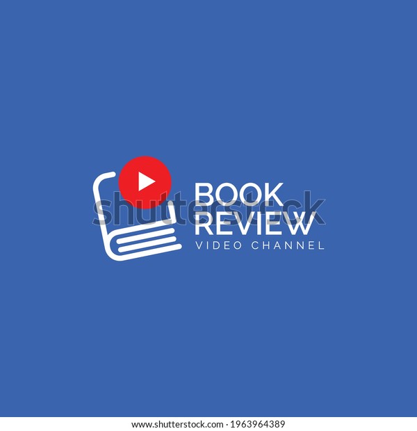 Illustrations Book Review Content Logo Design Stock Vector (Royalty ...