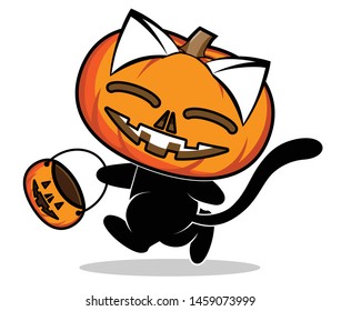 Illustrations Cat Action On White Background Stock Vector (Royalty Free ...