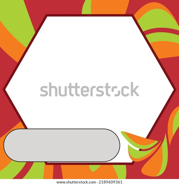 Illustrator Vector Graphics Twibbon Six Square Stock Vector (Royalty ...