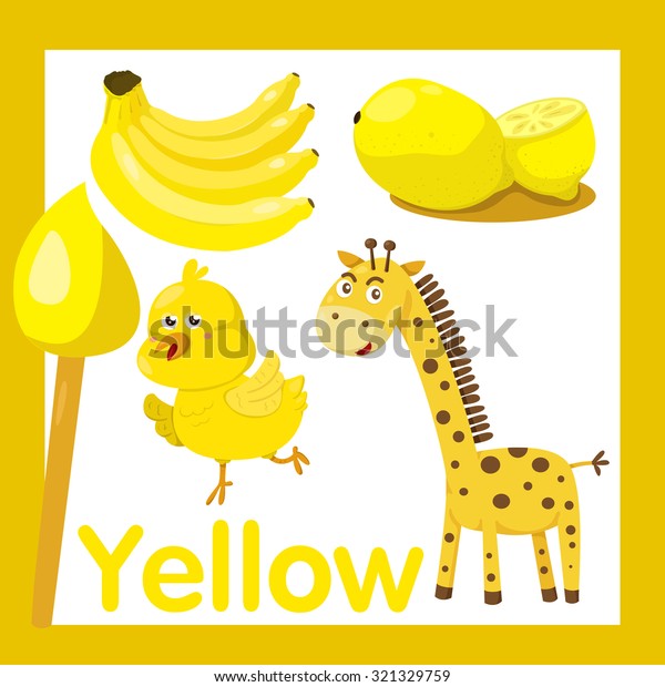 Illustrator Yellow Color Stock Vector (Royalty Free) 321329759