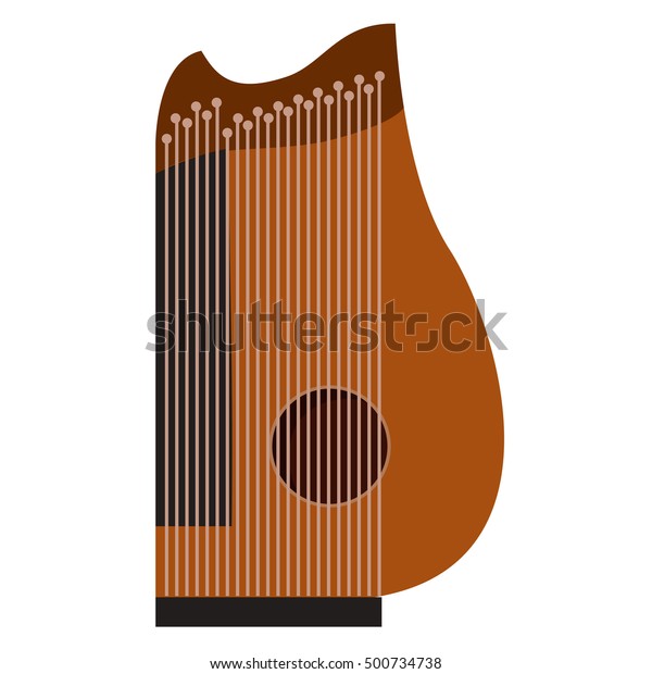 Illustrator Zither 스톡 벡터(로열티 프리) 500734738 | Shutterstock