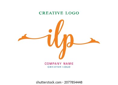 Ilp Lettering Logo Simple Easy Understand Stock Vector (Royalty Free ...