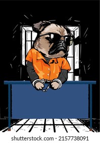 Ilustration Vector Graphic Bad Dog Stock Vector (Royalty Free ...