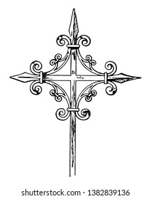 Iron Souvenirs Isolated Iron Metal Cross Stock Photo 240558937 ...