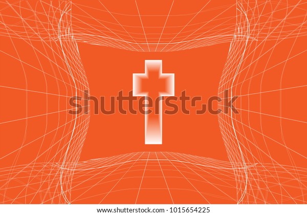 Image Cross Symbolizes Death Christ On: vector de stock (libre de ...