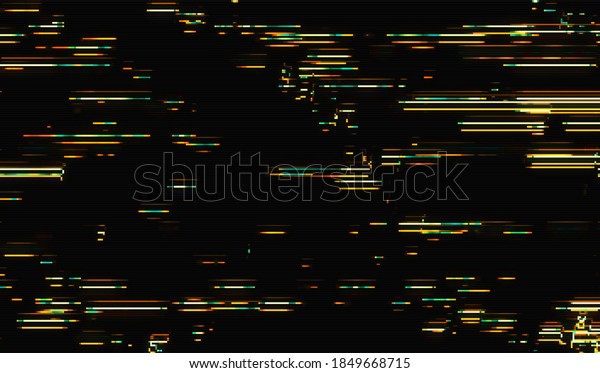 Image Damaged Video Signal Broken Vhs Stock Vector (Royalty Free ...