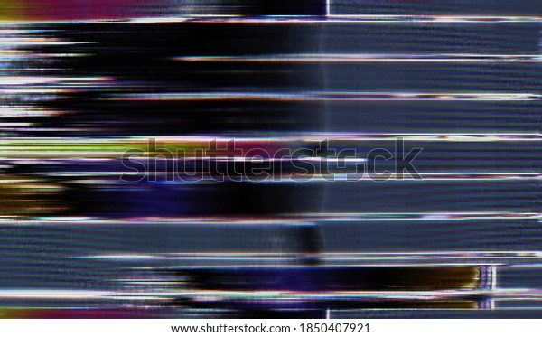 Image Damaged Video Signal Broken Vhs Stock Vector (Royalty Free ...
