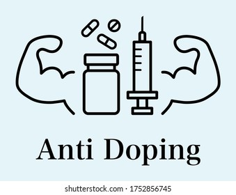 359 Anti Doping Stock Vectors, Images & Vector Art | Shutterstock