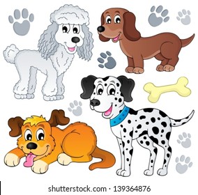 Image Dog Topic 3 Eps10 Vector Stock Vector (Royalty Free) 139364876 ...