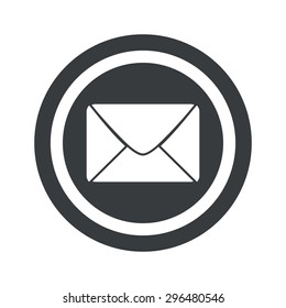 Image Envelope Circle On Black Circle Stock Vector (Royalty Free ...