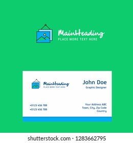 Image Frame Logo Design Business Card Stock Vector (Royalty Free ...