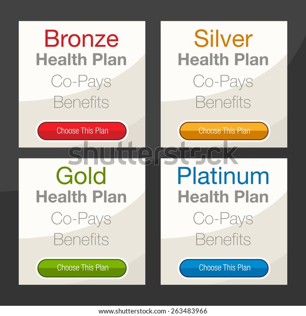Image Health Insurance Plan Chart Stock Vector (Royalty Free) 263483966 ...