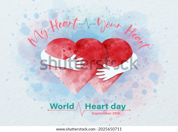 Image Human Hands Acting Hug Red Stock Vector (Royalty Free) 2025650711 ...