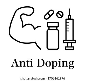 359 Anti Doping Stock Vectors, Images & Vector Art | Shutterstock