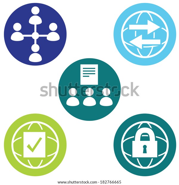 Image Policy Icons Stock Vector (Royalty Free) 182766665