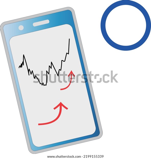 Image Rising Stock Prices Stock Vector (Royalty Free) 2199155339 ...