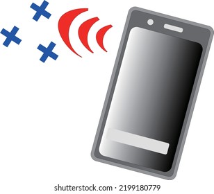 Image Smartphone Communication Failure Stock Vector (Royalty Free ...