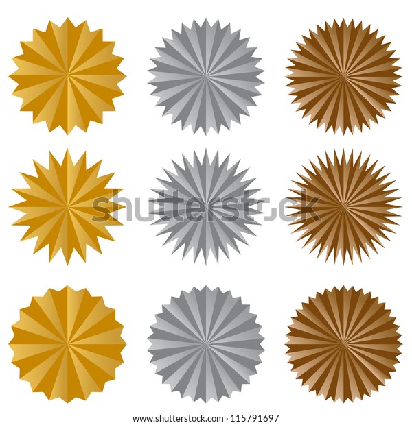 Image Starburst Sticker Set Stock Vector (Royalty Free) 115791697 ...