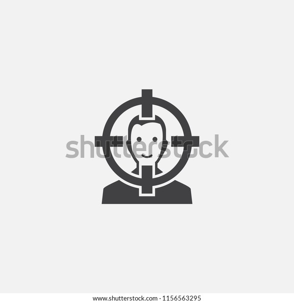 Image Target Base Icon Simple Sign Stock Vector (Royalty Free ...