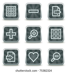 129,256 Grey Square Buttons Images, Stock Photos & Vectors | Shutterstock