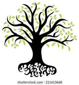 Image Wellness Tree Stock Vector (Royalty Free) 211613668 | Shutterstock